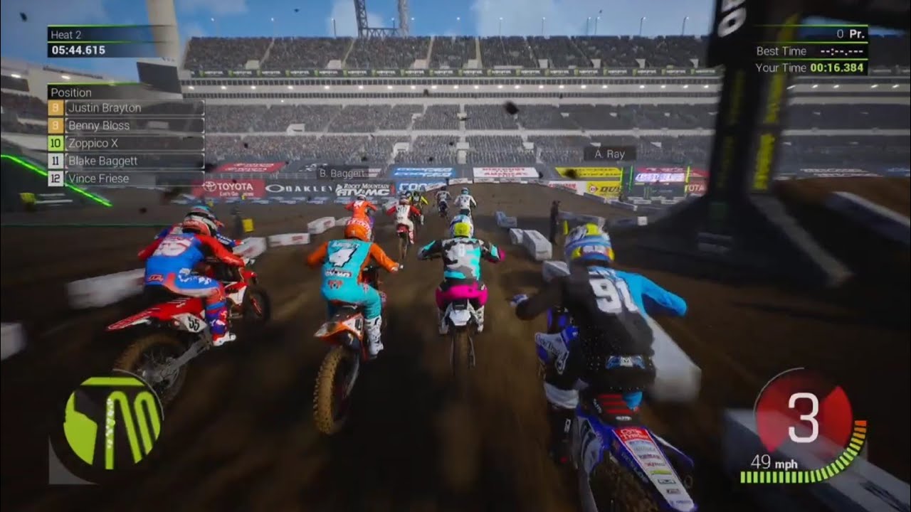 Monster Energy Supercross 2 - Quick Mode Gameplay - YouTube