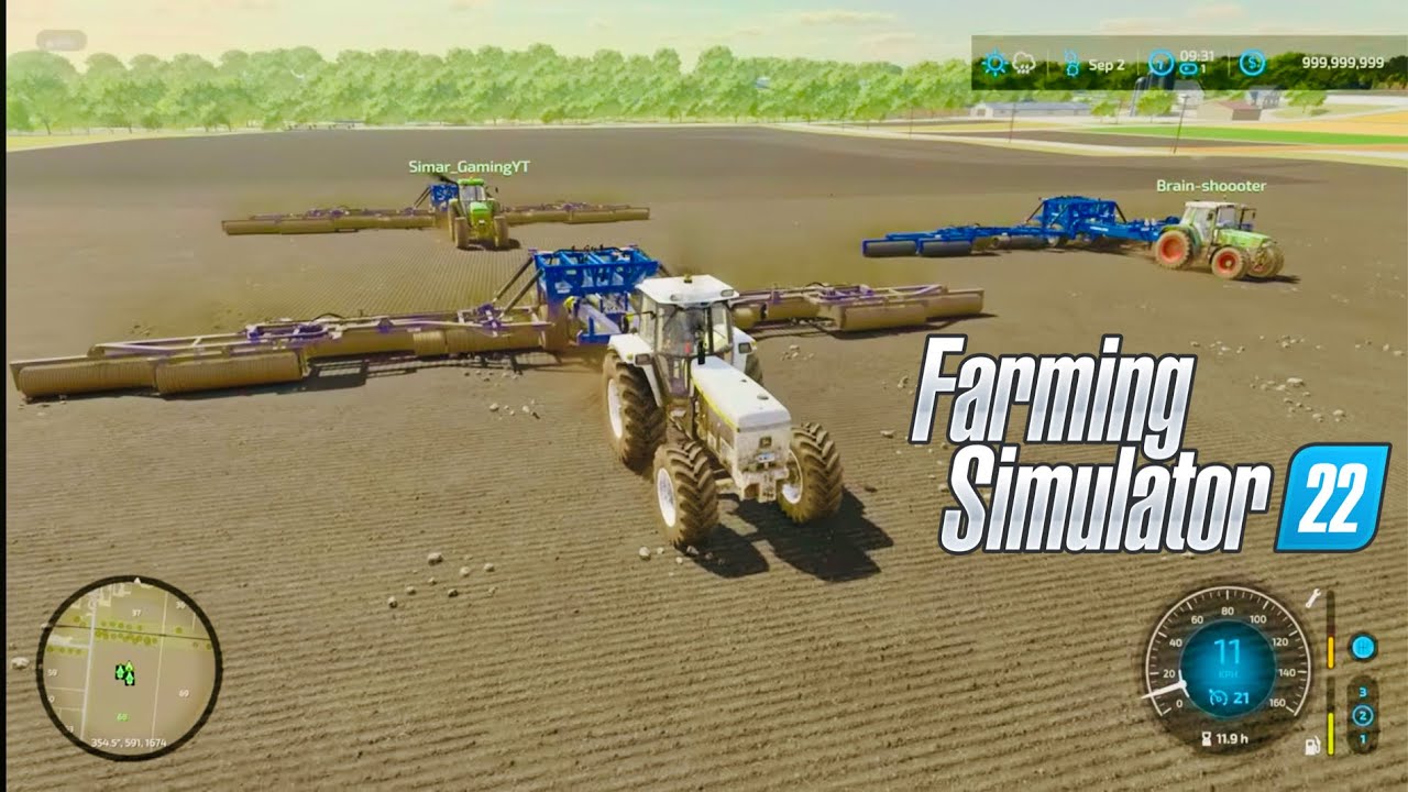 Cultivating The field With Friends - FARMING SIMULATOR 22 - YouTube