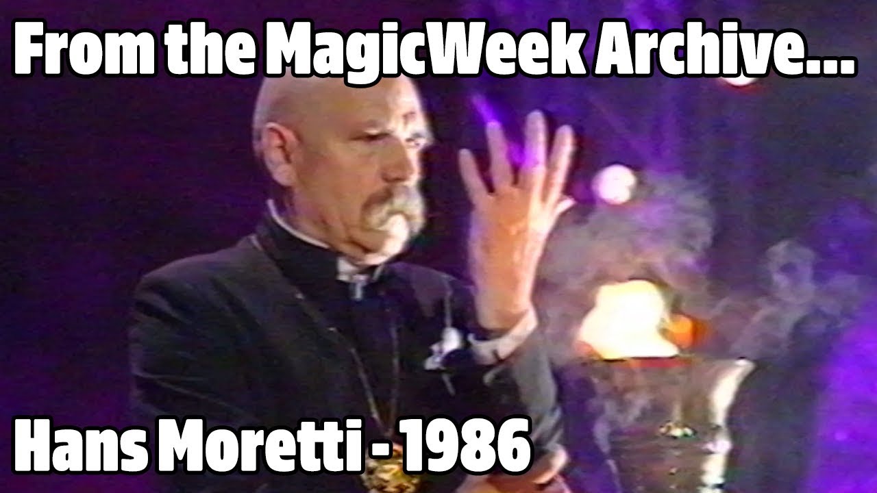 Hans Moretti - Magician - The Paul Daniels Magic Show - 1987 - YouTube