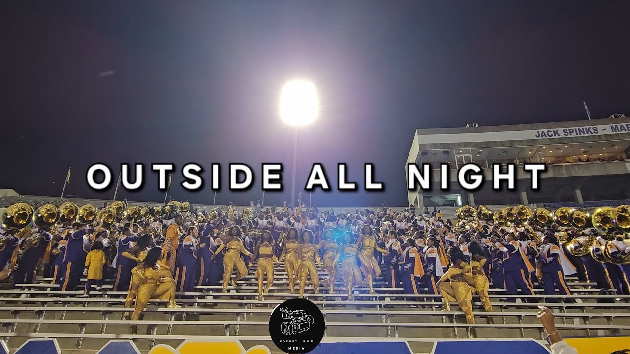 (Outside All Night) 🎶 Alcorn State University Marching Band Band Golden ...