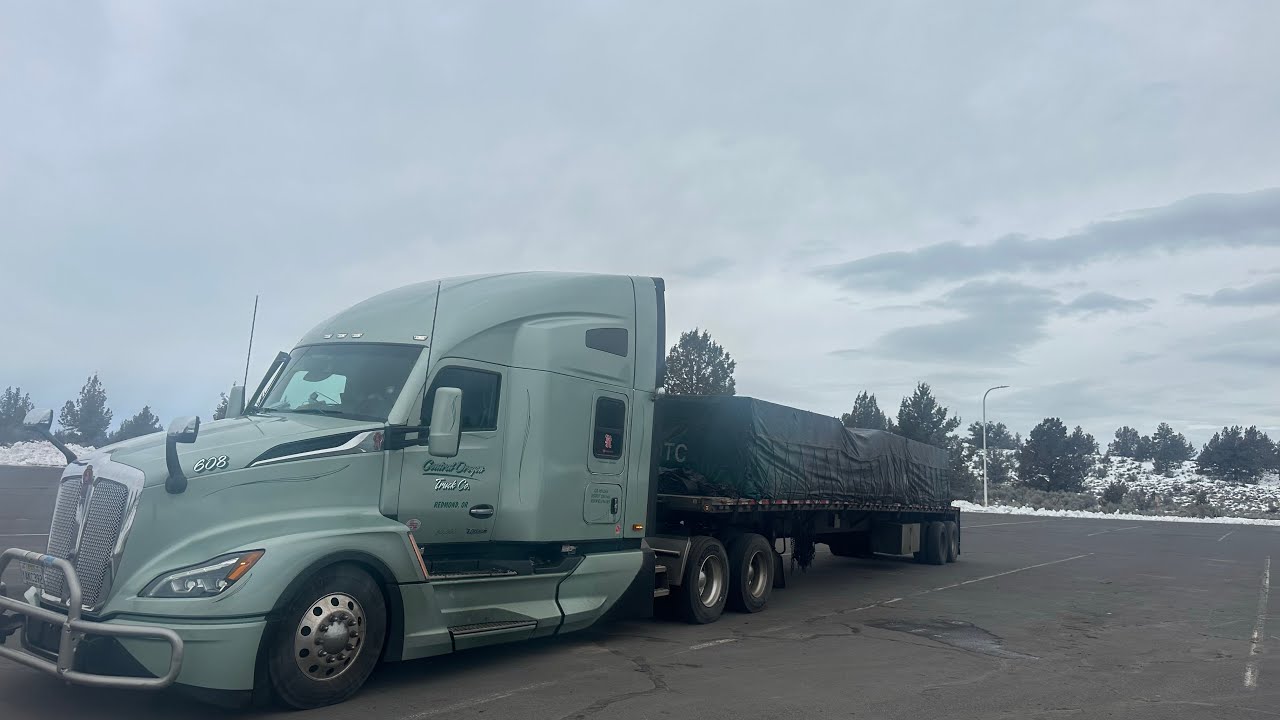 OTR Flatbed Trucking #168. Sheetrock to Denver CO. - YouTube