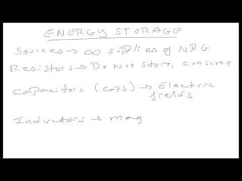 Energy Storage Elements - YouTube