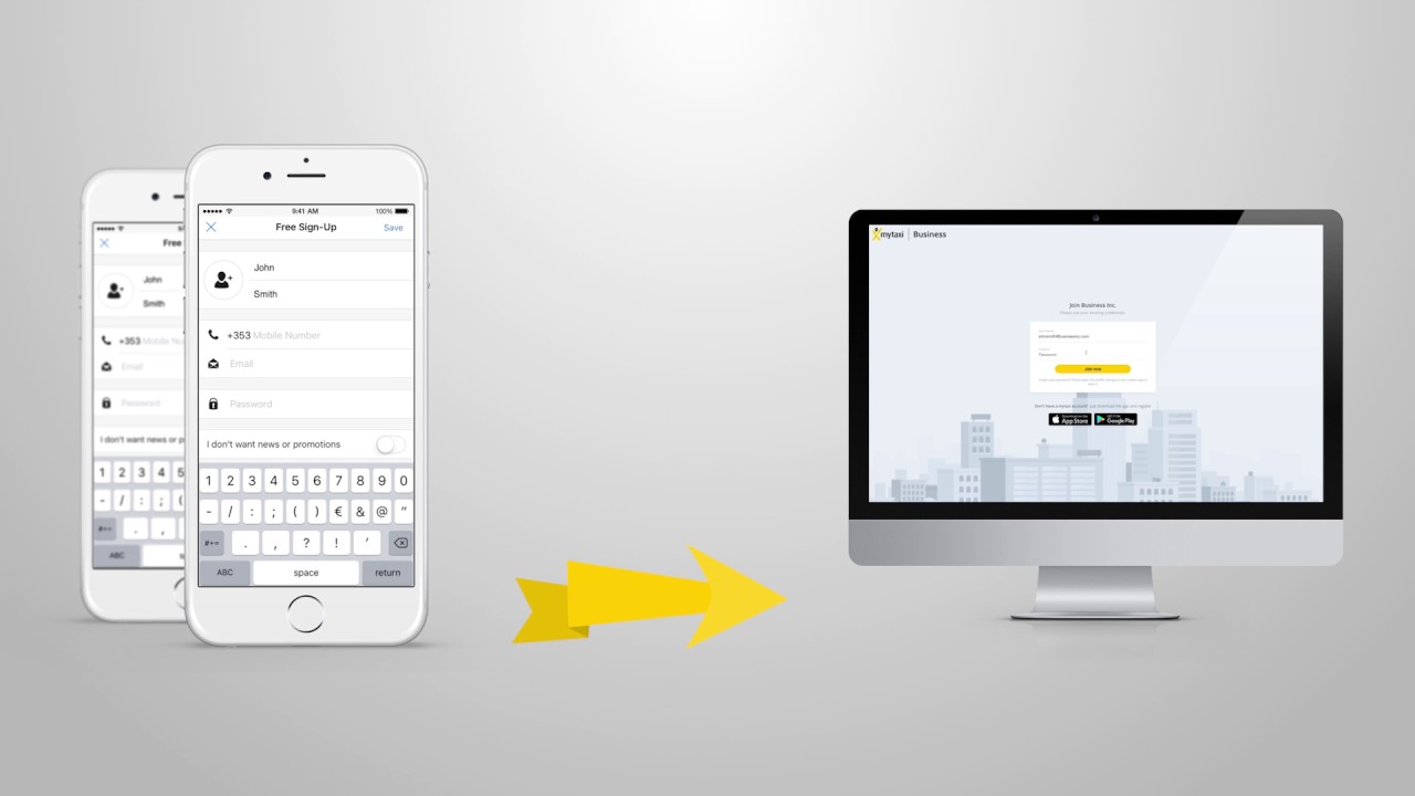 mytaxi | Business : How to activate and use the app - YouTube