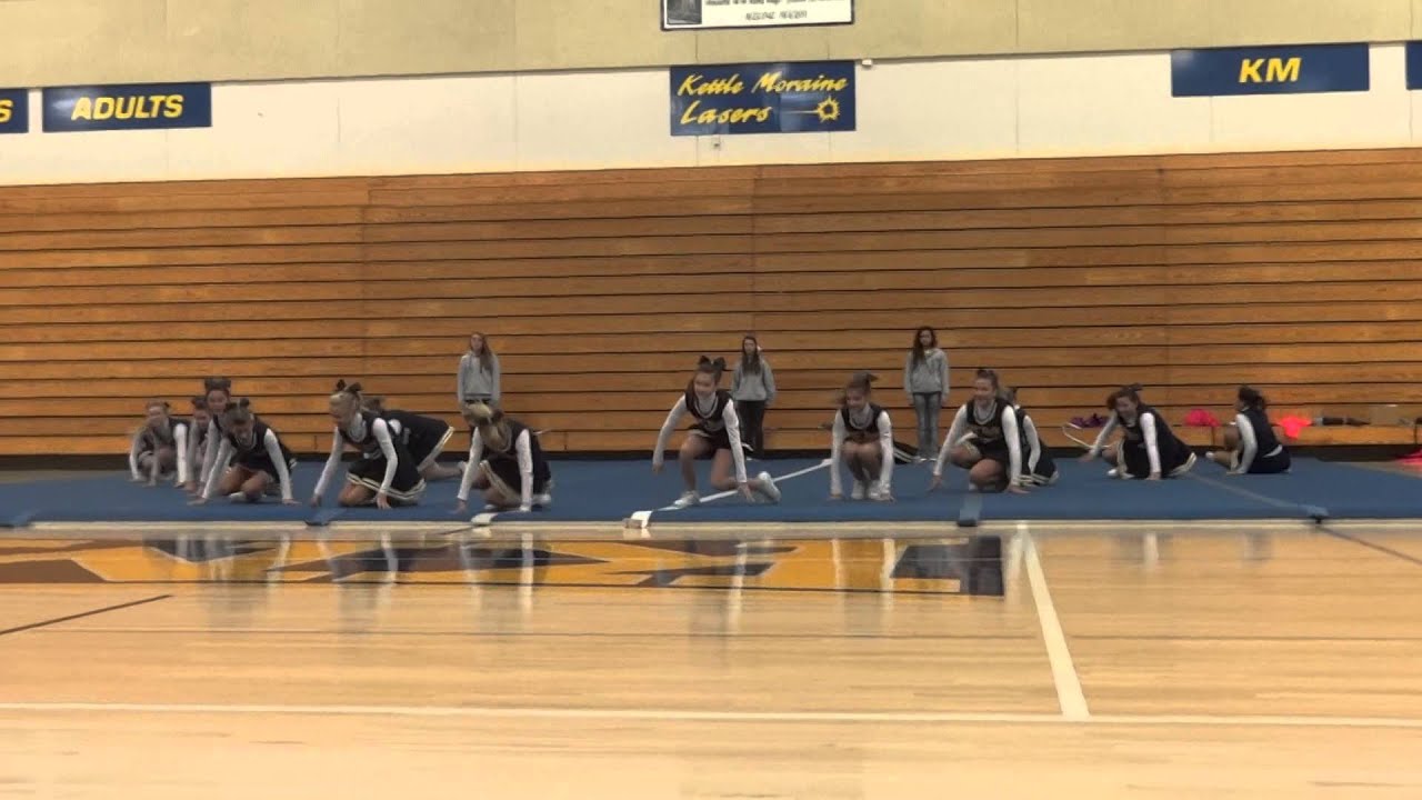 6th Grade Cheer Routine Grand Finale 2014 - YouTube