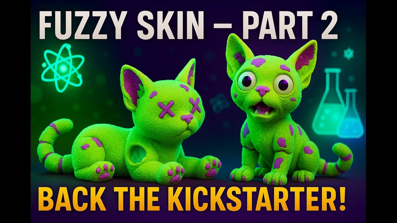 3D Printing Schrödinger’s DEAD CAT (Fuzzy Skin Edition!) – Kickstarter ...