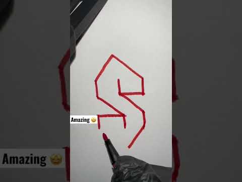 How to draw a special “S” letter😱? :) - YouTube