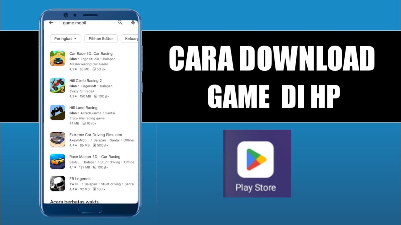 Cara Download Game di Hp Android - YouTube