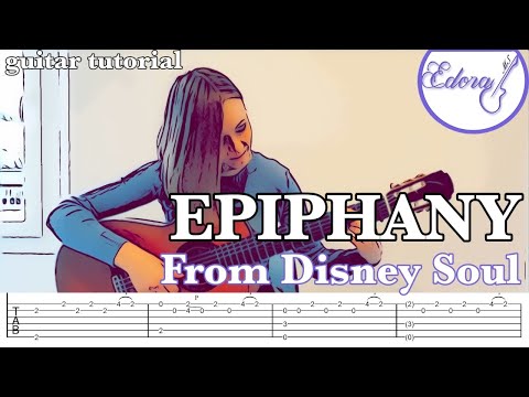 EPIPHANY Fingerstyle Guitar Lesson with on-screen Tabs - Soul Disney