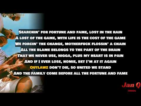2Pac & Outlawz - Fame (Lyrics)