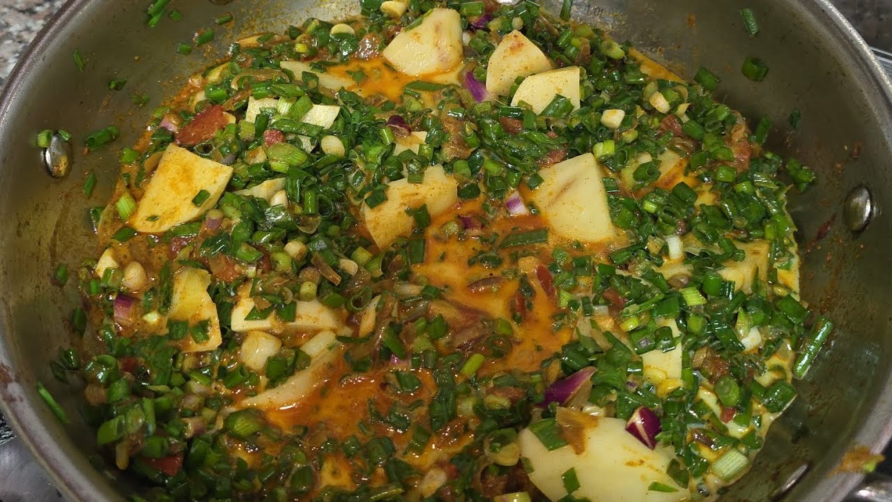 “Spring Onion & Egg Sabzi | Hara Pyaaz Anda Curry | ZohraSabaKitchen ...