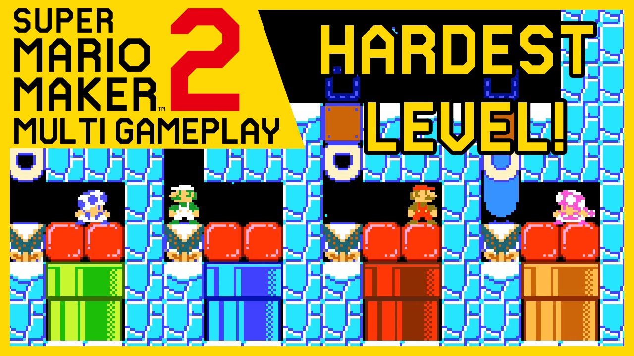 Super Mario Maker 2 Multiplayer HARDEST Versus Level I've EVER Played ...