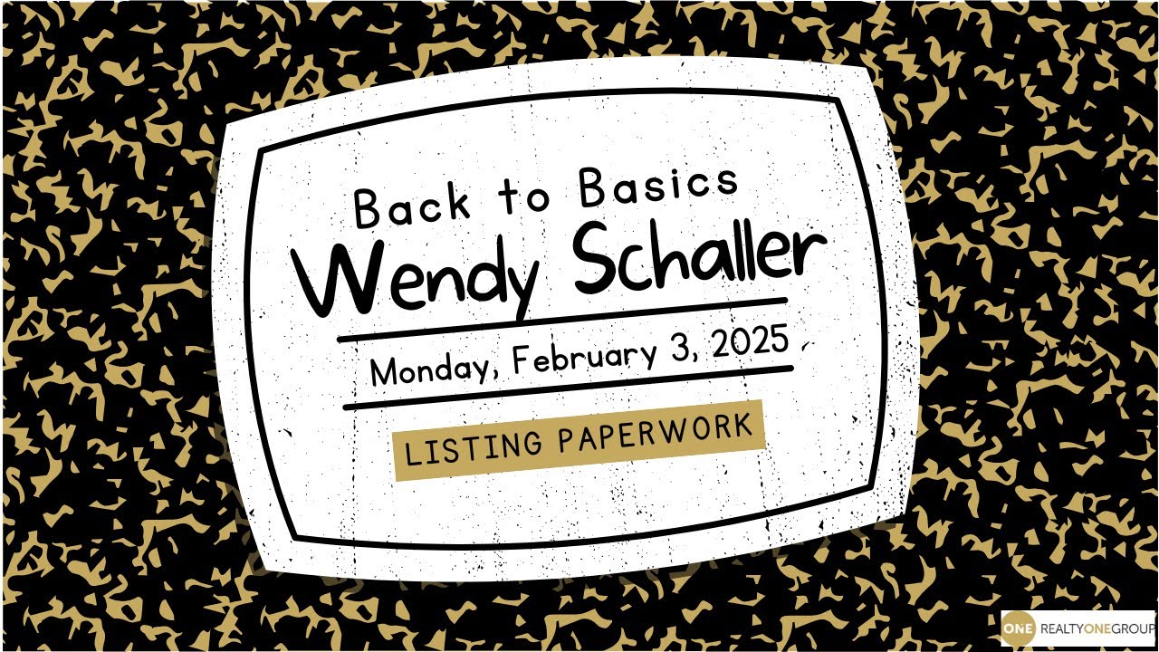 2/3/25 Back to Basics: Listing Paperwork - YouTube