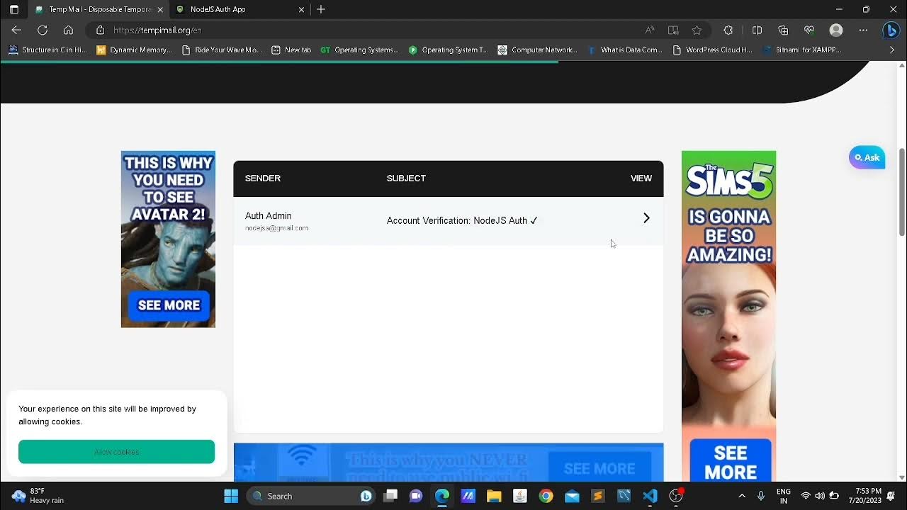 Node Authentication Application using node.js - YouTube