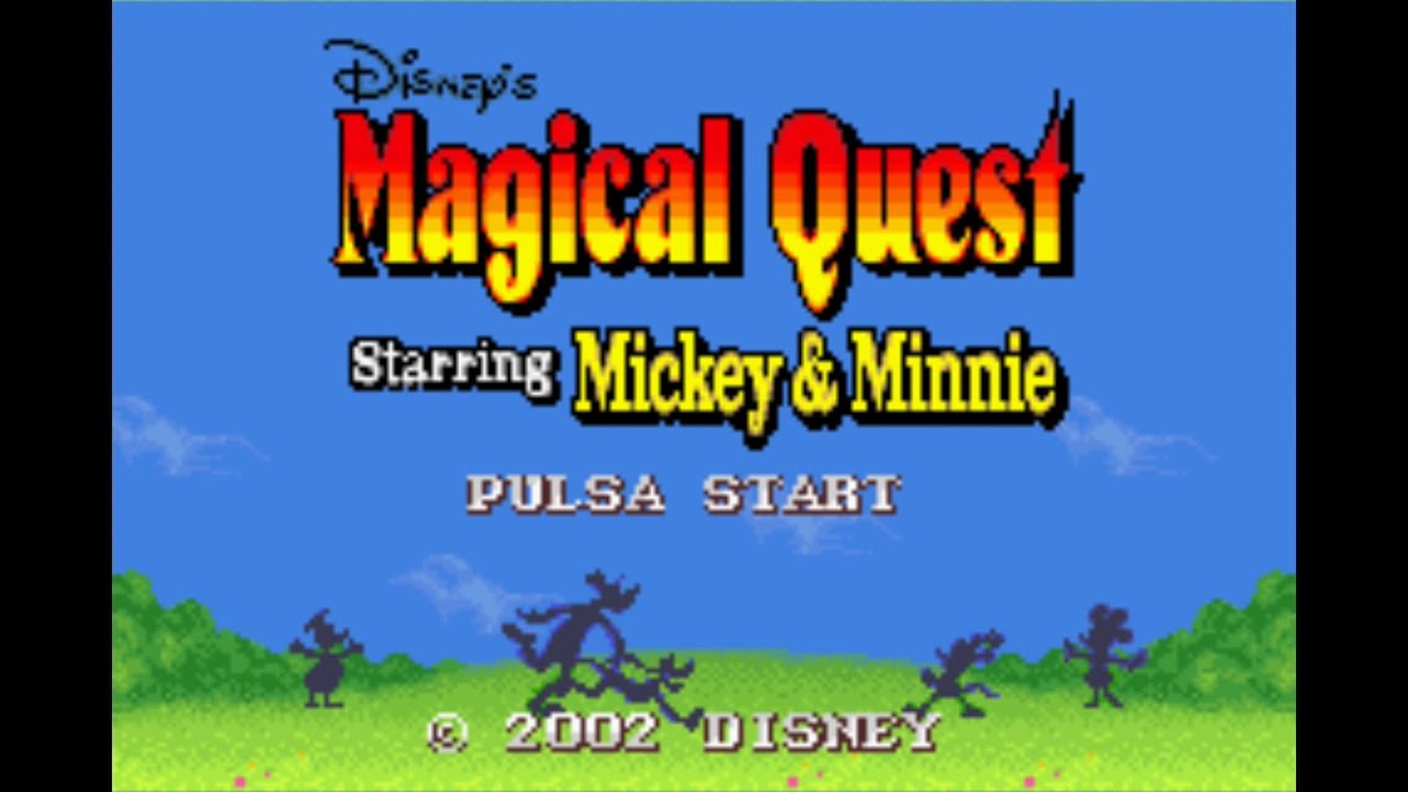 Magical Quest Starring Mickey & Minnie (Español). Game Boy Advance (emulador Visual Boy Advance ...