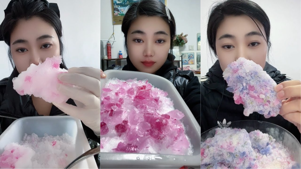 Crushed Ice Eating ASMR | Ice Eating - YouTube