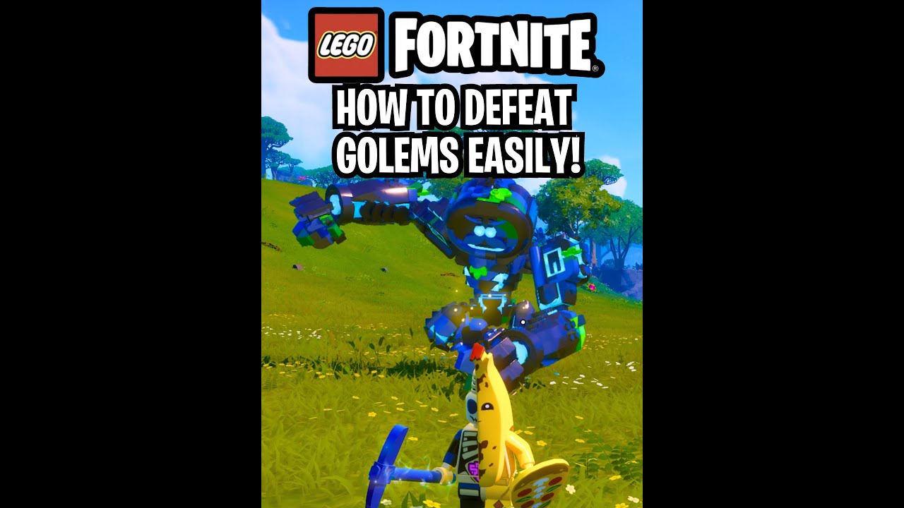 How to Defeat Golems and Brutes EASILY in LEGO Fortnite! #legofortnite ...