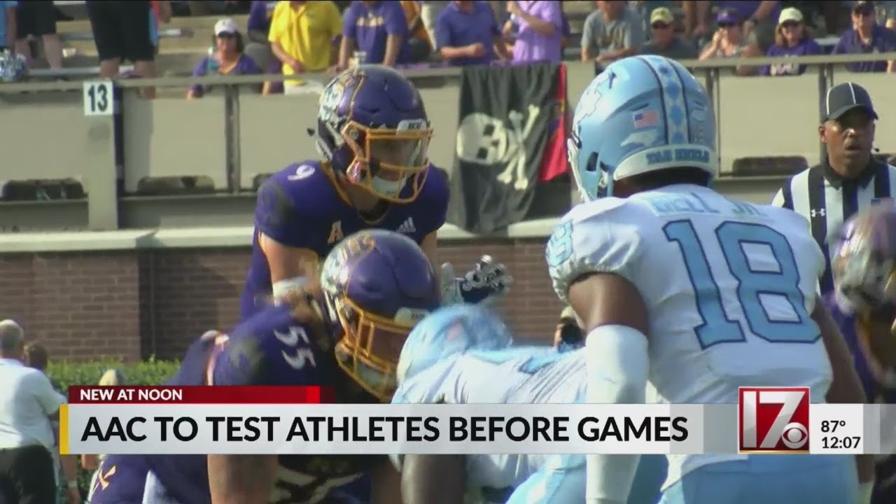AAC to test athletes before games - YouTube