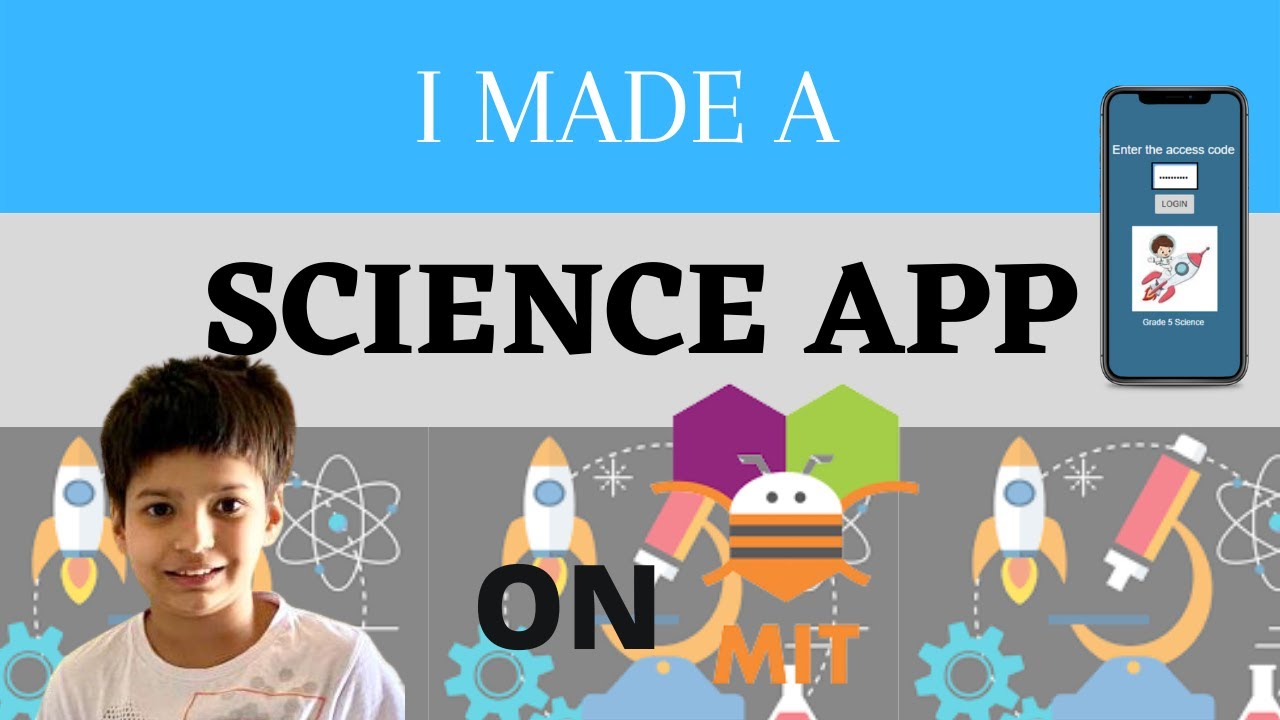 Science Learning App made with MIT App Inventor - YouTube