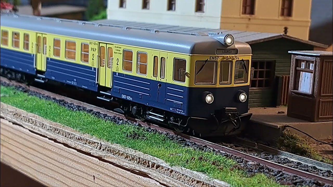 " Kibel " EN57-925 (ra, s, rb) z dźwiękiem Sound H0 PKP - YouTube