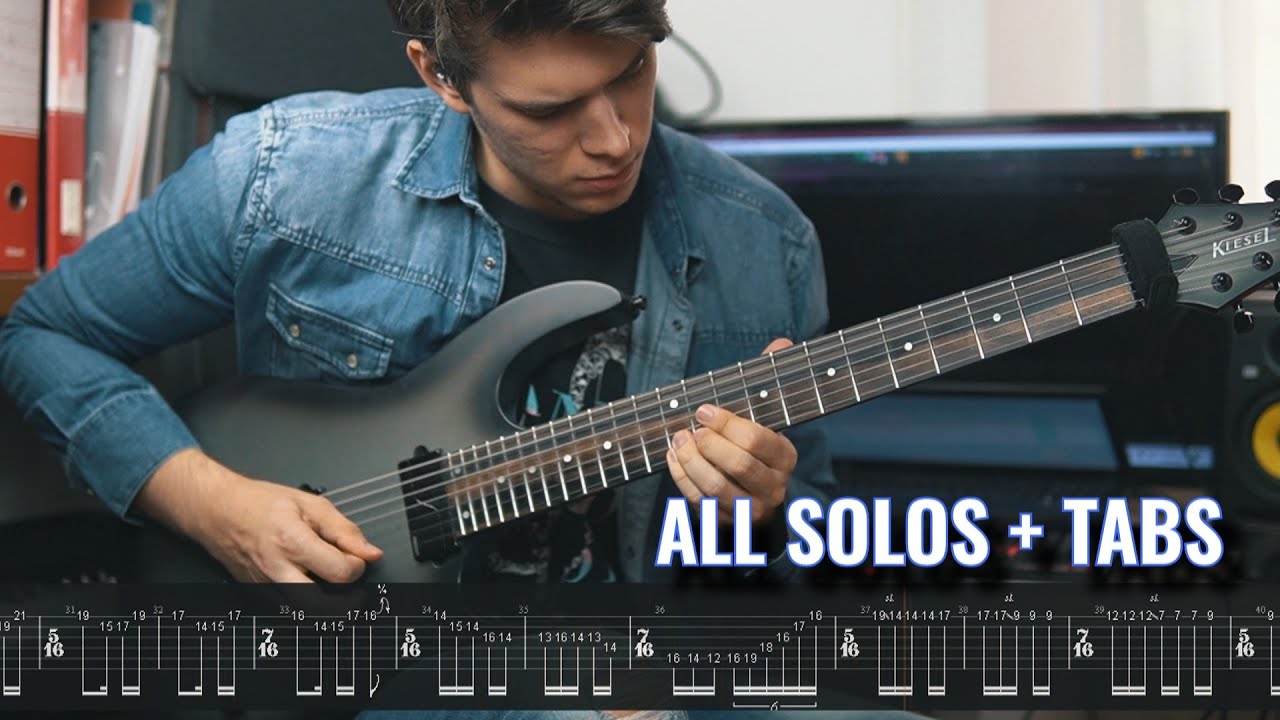 Dream Theater // The Alien // All Guitar Solos + TABS - YouTube