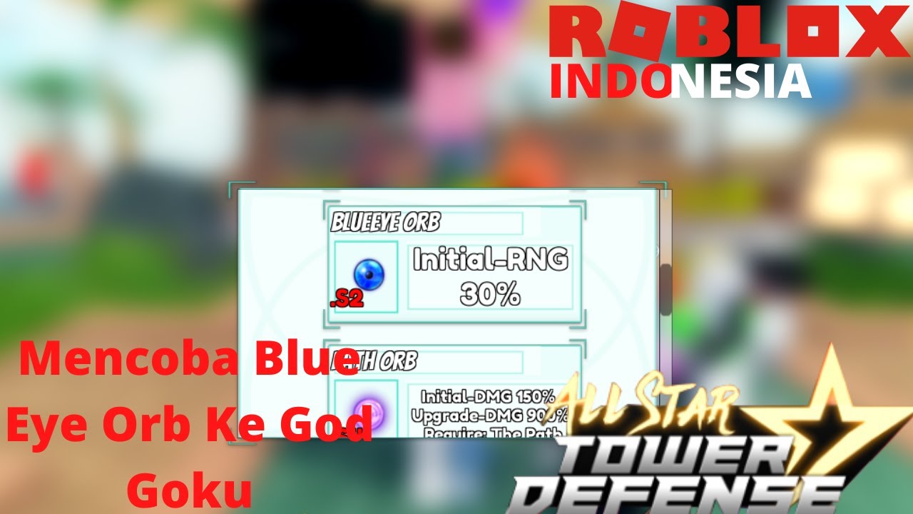 Mencoba Blue Eye Orb Di God Goku - YouTube