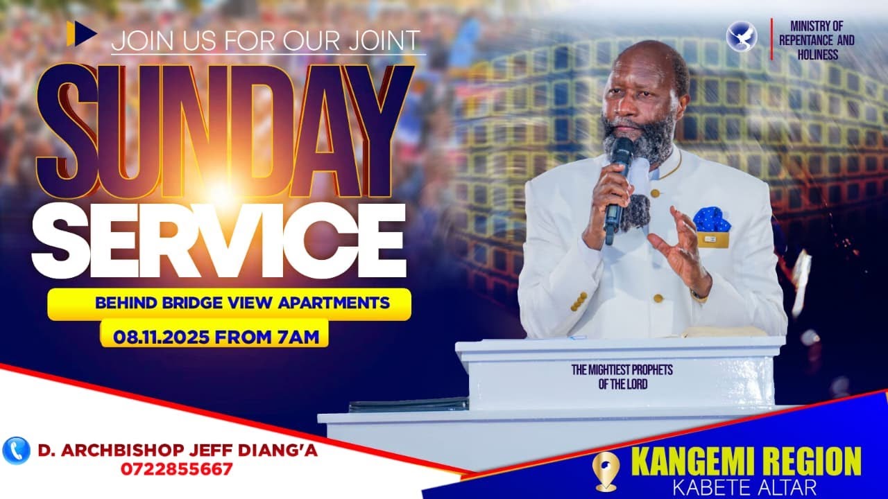 KANGEMI REGION JOINT SUNDAY SERVICE - YouTube