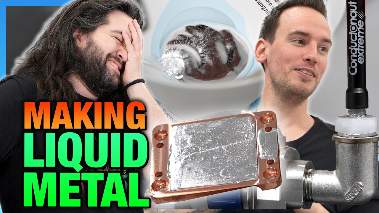 We Made Liquid Metal in a Factory, ft. Der8auer | Made In Germany - YouTube