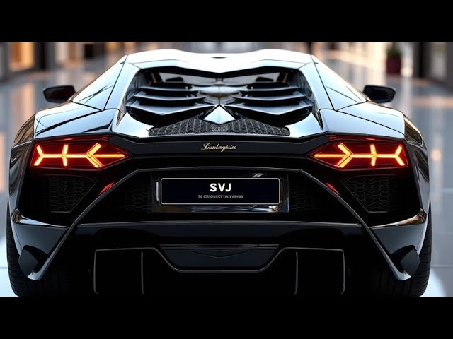 Lamborghini Aventador Back View