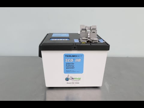 Terumo SCD IIB Sterile Tubing Welder ID15504 - YouTube
