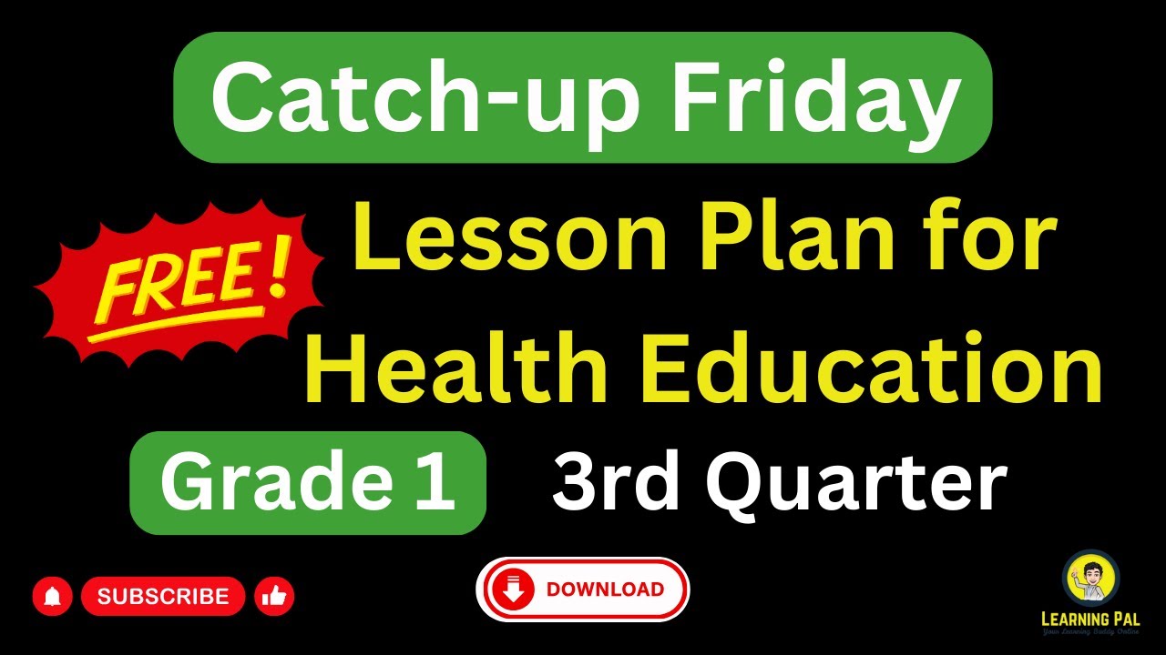 Catch up Friday Health Lesson Plan - YouTube