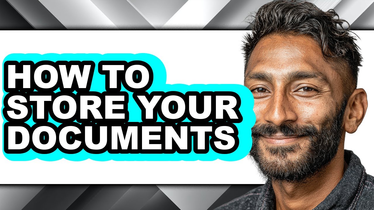 How to Store Your Documents (easy Method) - YouTube