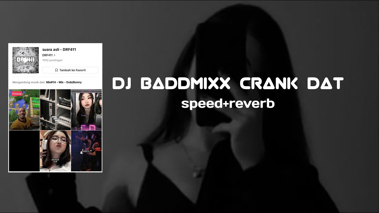dj baddmixx crank dat || sound DRF411 viral tiktok - YouTube