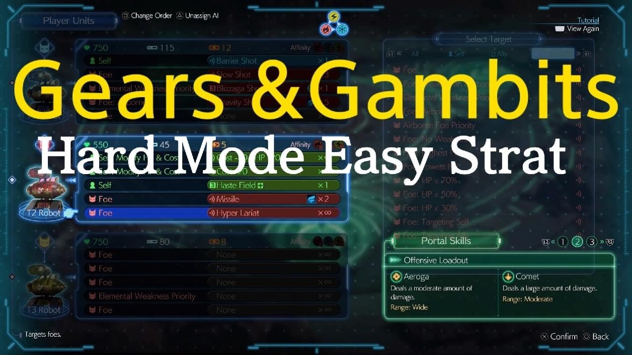 Gears and Gambits Hard Mode Stage 4 [Super Cheese Guide] (FF7 Rebirth ...