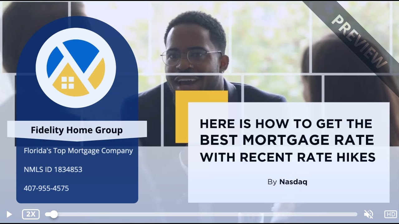 Florida Mortgage | Here is how to get the best mortgage rate with ...