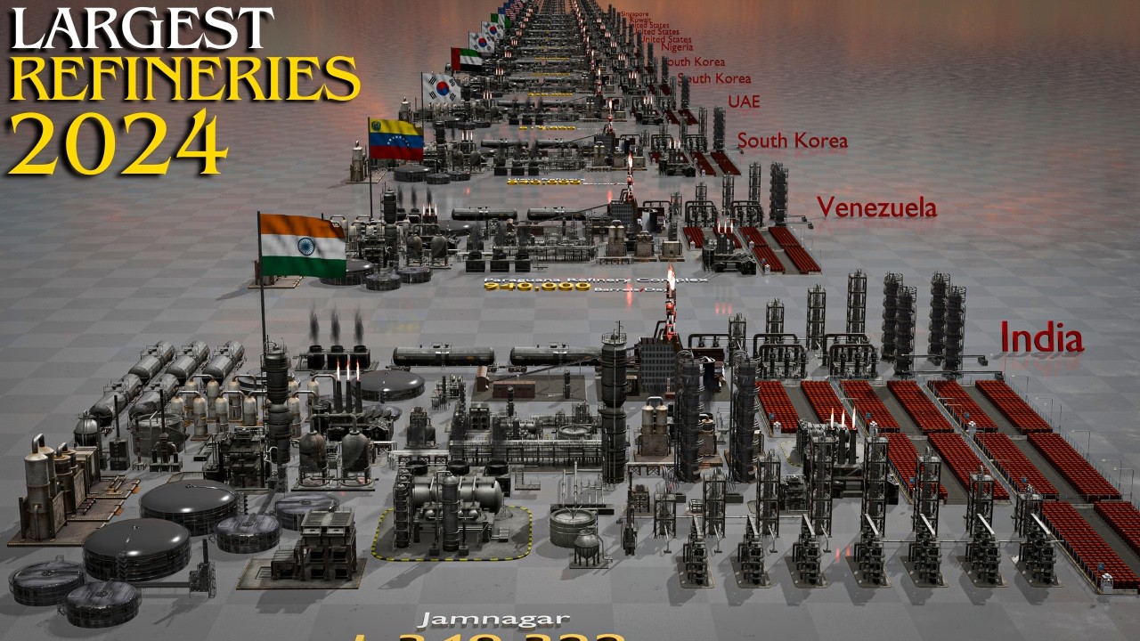Global Oil Refinery Giants of 2024: Capacity Comparison - YouTube