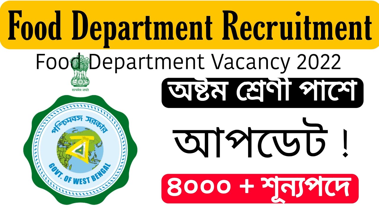 FCI Recruitment 2022 | Food Department Recruitment | Food Department ...
