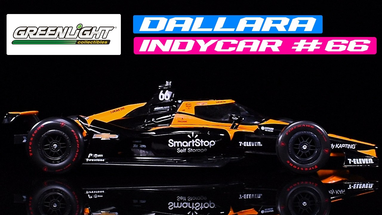Dallara IndyCar #66 Tony Kanaan "SmartStop Self Storage" 1/18 Diecast ...