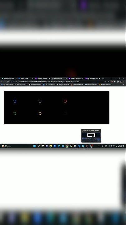 Spinners in Bootstrap 😱 | #shorts #shortsfeed - YouTube