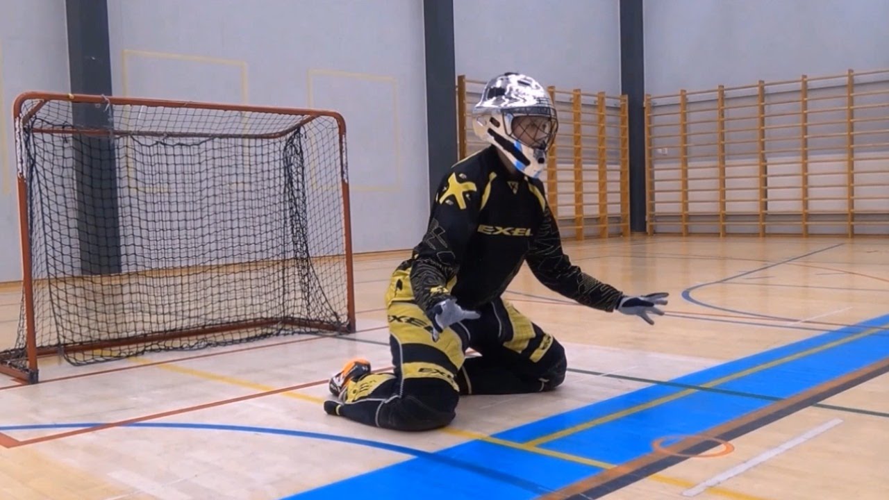 Floorball Goalie Training (NEW CHANNEL!) - YouTube