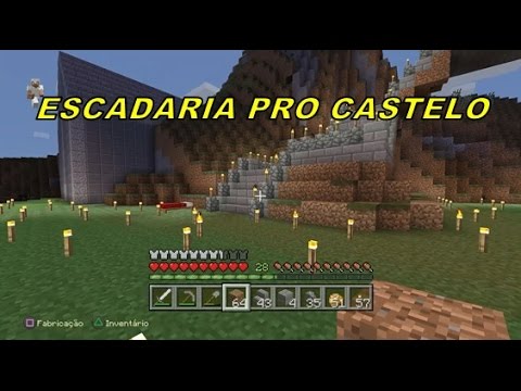 MINECRAFT Ep 0039 Escadaria pro Castelo - YouTube