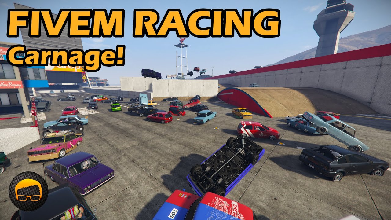 125 Players + Wreckfest Tracks = Complete Carnage - GTA FiveM Racing ...