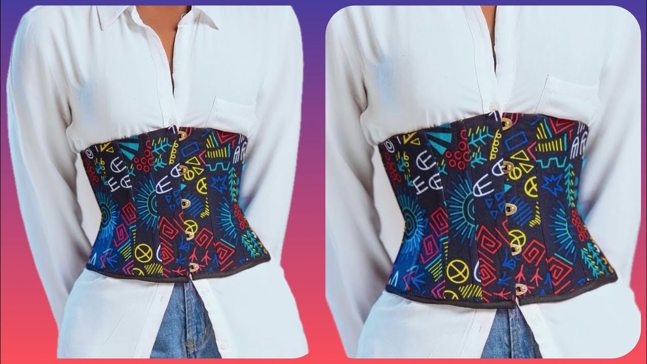 How to Sew An Under burst Corset: Beginner’s Friendly - YouTube