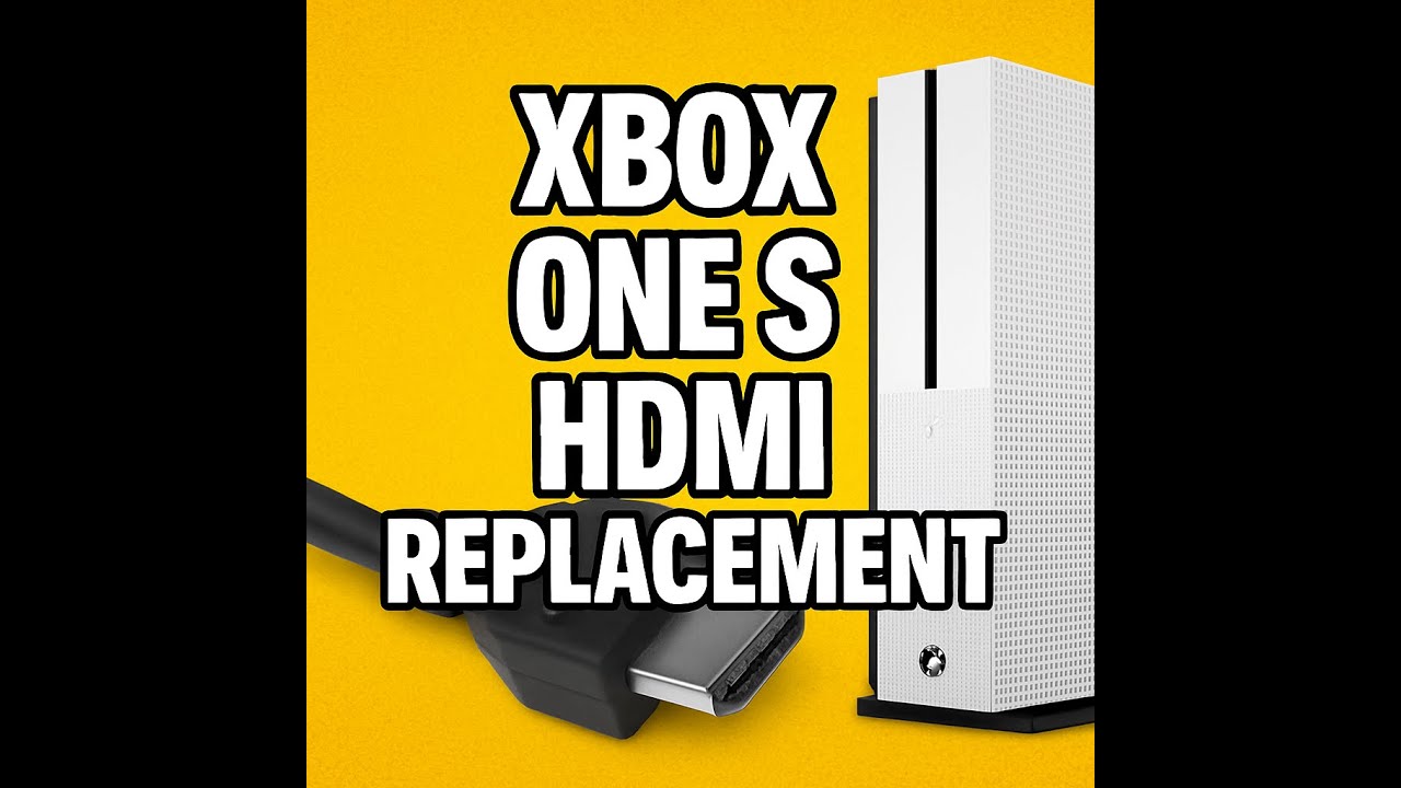 HOW TO REPLACE THE HDMI PORT ON XBOX ONE S! - YouTube