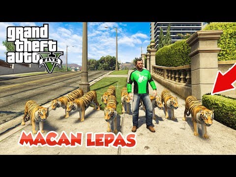 STRESMEN MENJADI HEWAN GTA 5 MOD!!!