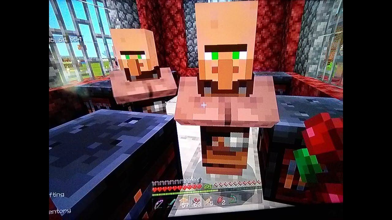 Minecraft: Trading with the Cleric and Fletcher - YouTube