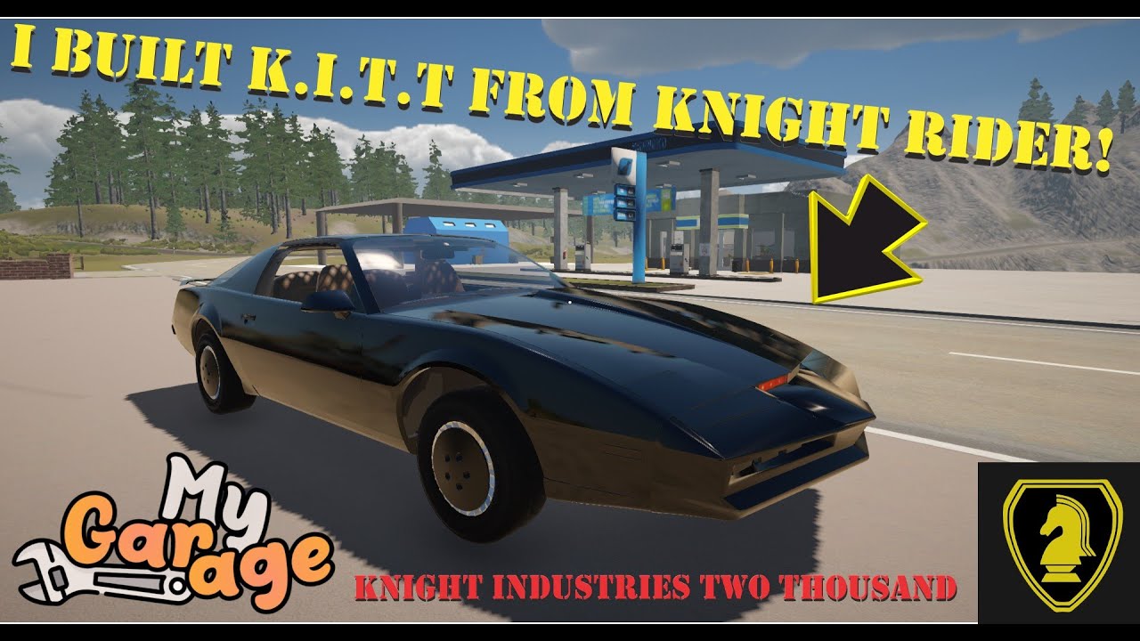 My Garage - Knight Rider Build! #knightrider #kitt #mygarage #mod # ...