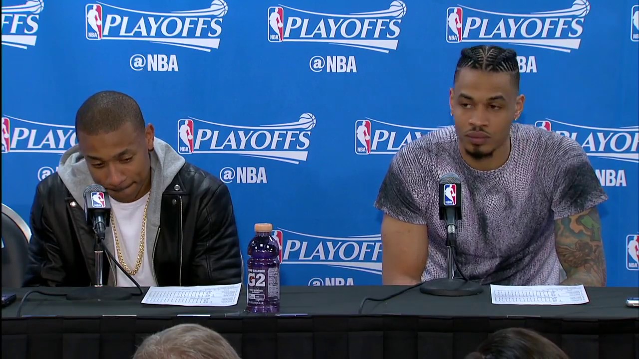 Isaiah Thomas & Gerald Green Postgame Interview | Celtics vs Bulls ...