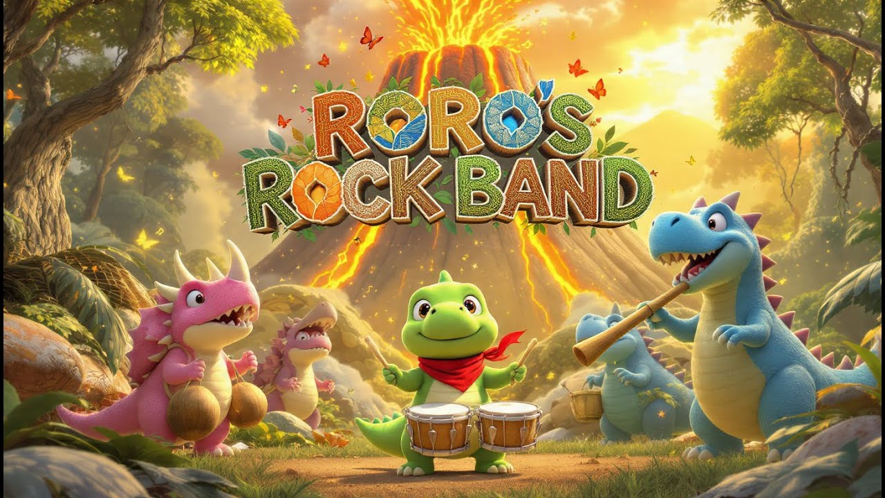 Roro’s Rock Band | रोरो का रॉक बैंड | A Dino Valley Musical Adventure ...