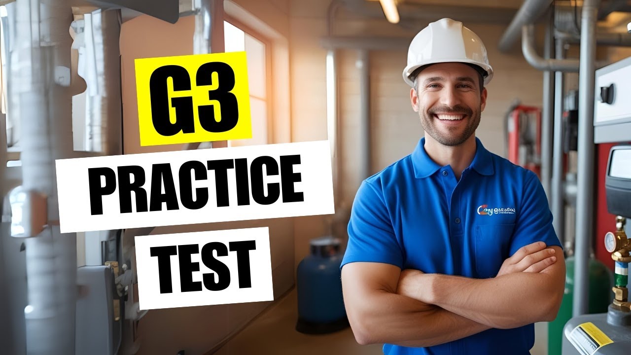 G3 Practice Test - Gas Technician Level 3 Certification License Review ...