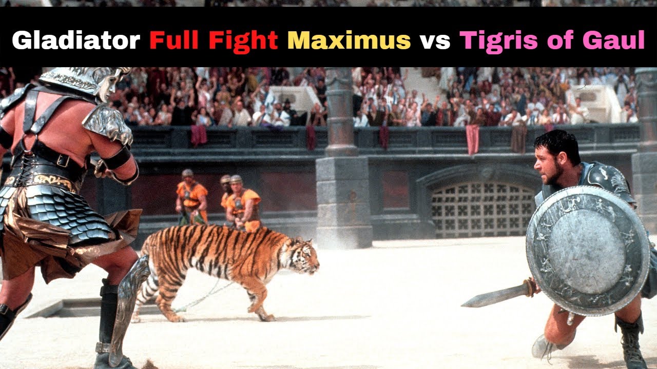 Gladiator Full Fight. Maximus vs Tigris of Gaul - YouTube